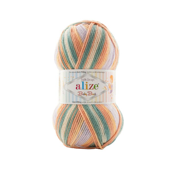 ALIZE WŁÓCZKA BABY BEST BATIK, 90% AKRYL, 10% BAMBUS