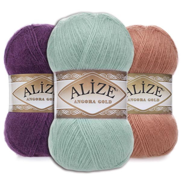 ALIZE WŁÓCZKA ANGORA GOLD, 80% AKRYL, 20% WEŁNA