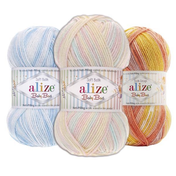 ALIZE W OCZKA BABY BEST BATIK 10 BAMBUS 90 AKRYL