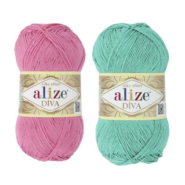 ALIZE WŁÓCZKA DIVA, 100% MIKROAKRYL