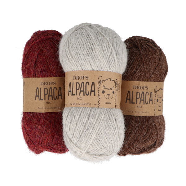 KNITTING YARN DROPS ALPACA MIX, 100% ALPACA